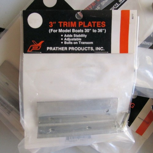 Prather Products 3" RC Model Boat Trim Plates #8077 - NEW Old Inventory ...