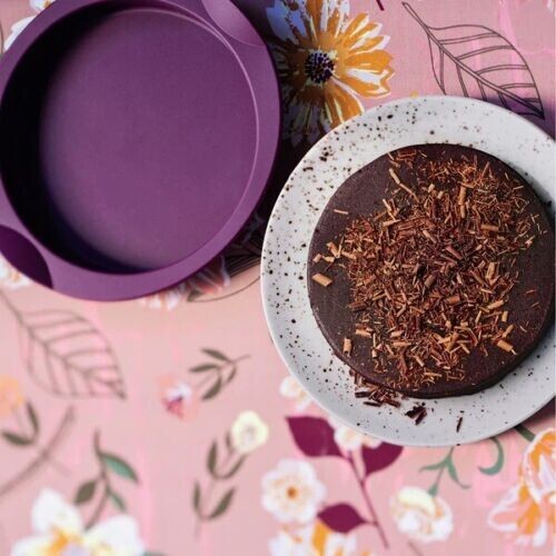 TUPPERWARE Silicone Baking Princess Form TupperChef Mini Round B2B ...