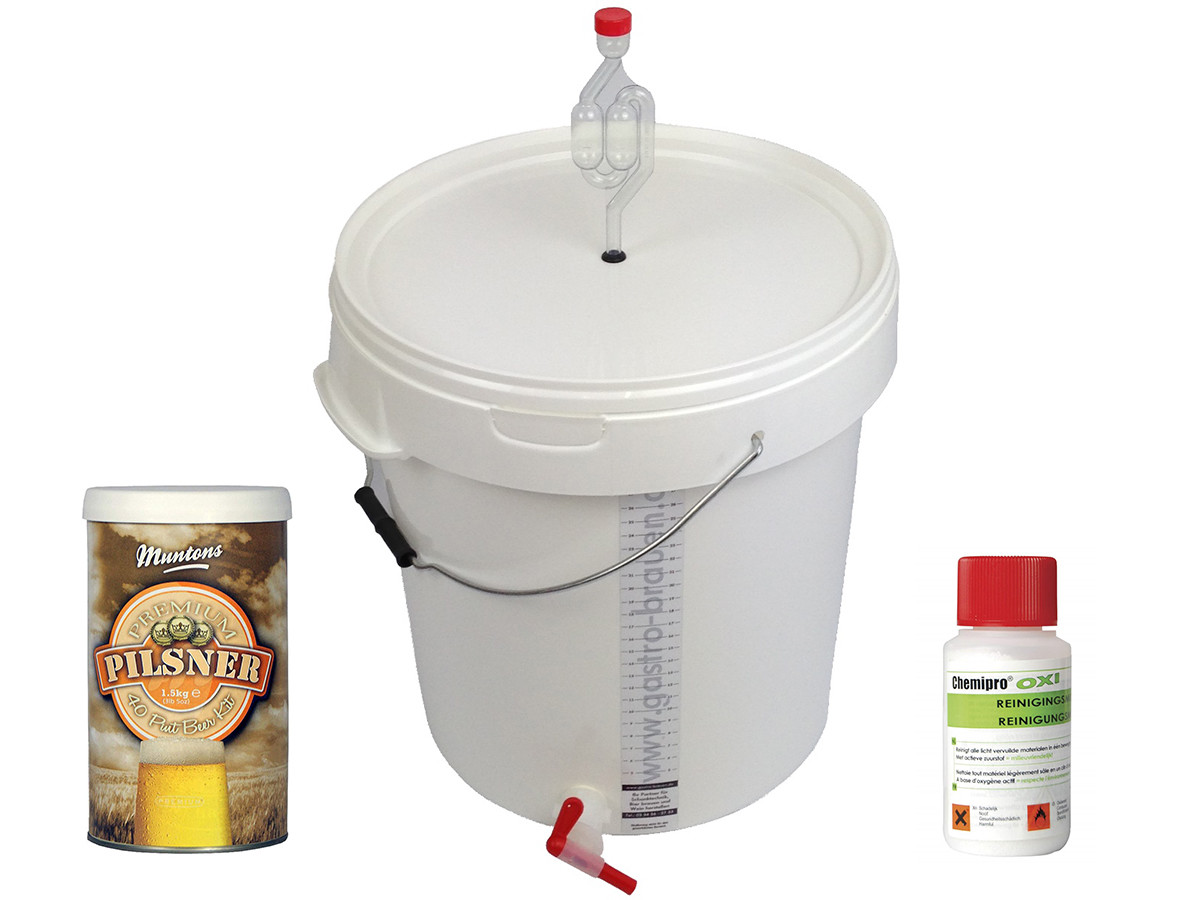 Bierbrauset Malzextrakt gehopft Bier brauen Brauset Braupaket Bierkit ...