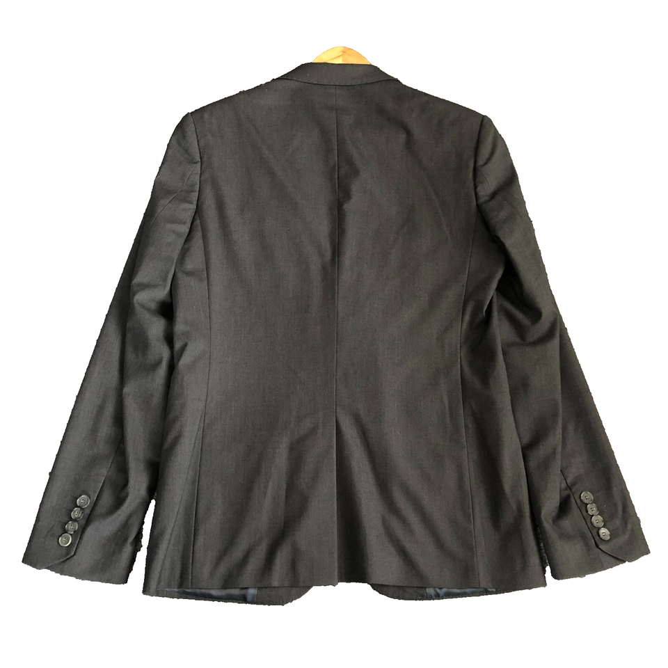 Peter Werth Jacket Mens 38 Dark Grey Slim Fit Suit Blazer Formal ...