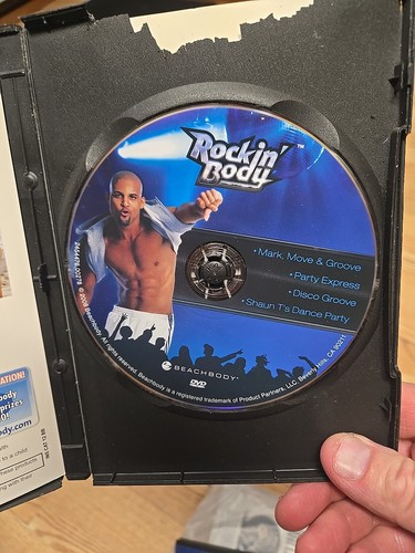 Rockin’ Body Beachbody (DVD, 2008) 4 Workouts Shaun T Disco Groove ...