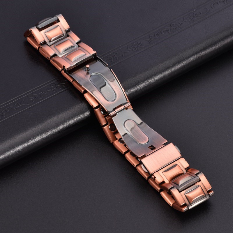 Red Copper Copper Magnetic Therapy Bracelet For Men Arthritis Pain ...