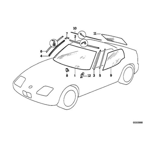 Original BMW 51311925433 - Gummipuffer D = 11.1 1er 3er 5er 6er 7er X1 ...