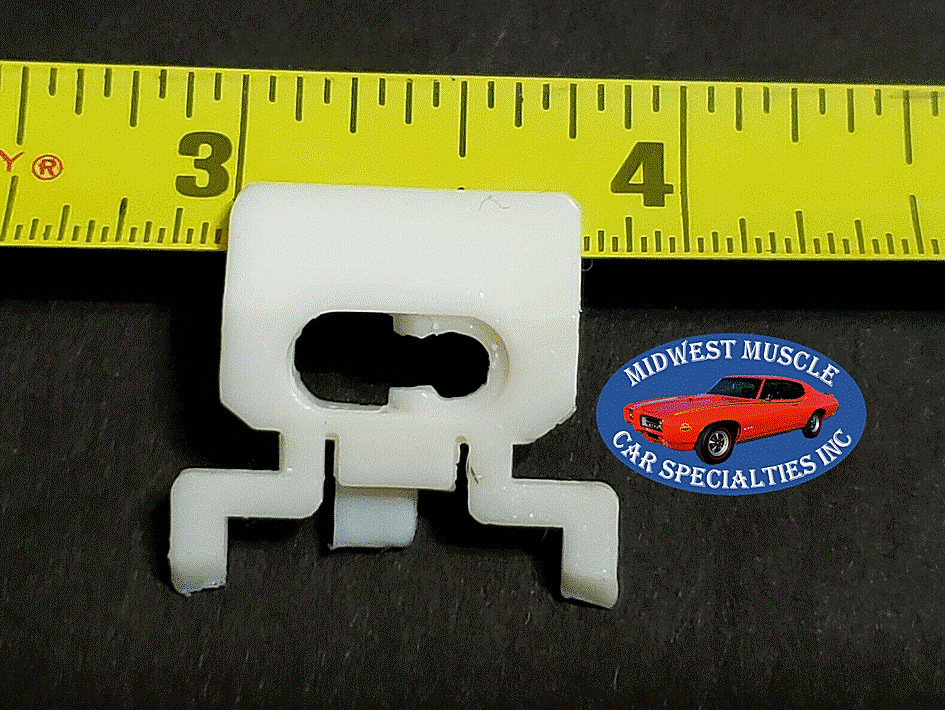 80-85 Cadillac Upper Door Window Frame Scalp White Molding Trim Clips ...
