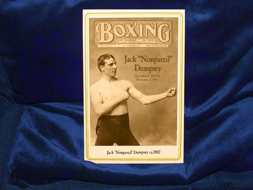 JACK "NONPAREIL" DEMPSEY Cabinet Card Photo Champion Vintage Boxing ...