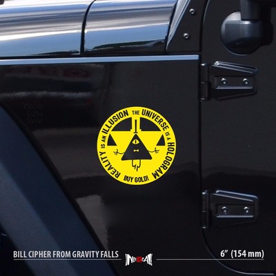 BILL CIPHER Car Body Vinyl Sticker Car Laptop Decal | eBay