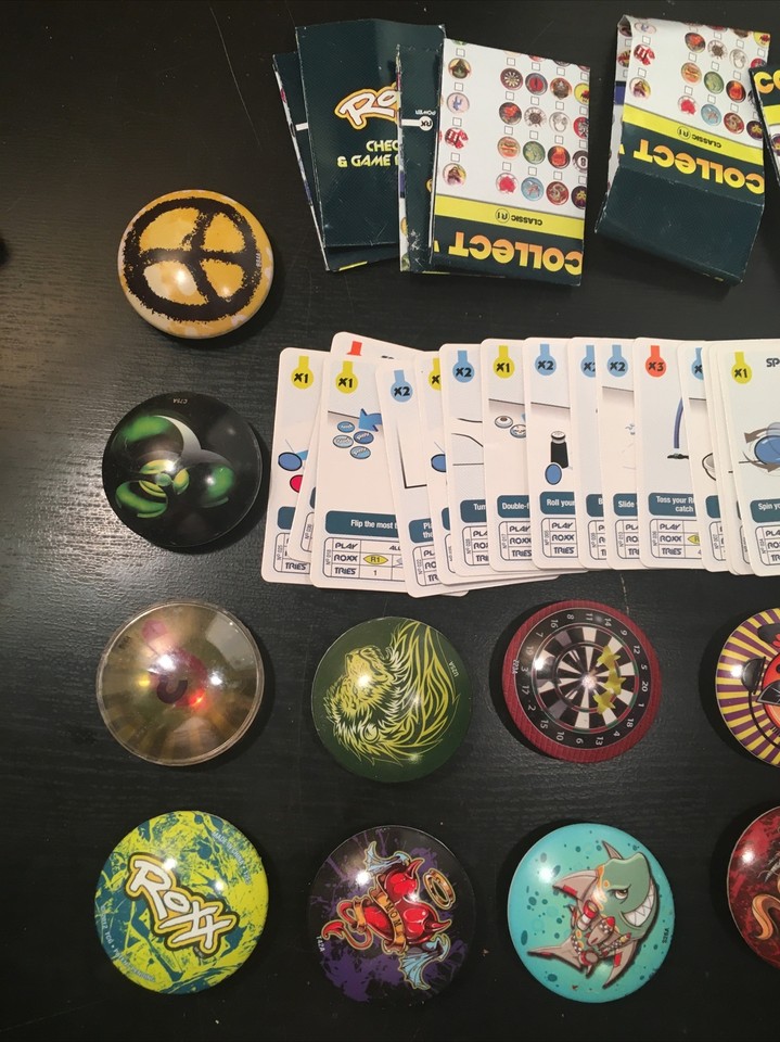 ROXX Lot 16 ROXX Discs With Cards And Instructions Power Paxx Roxx | eBay