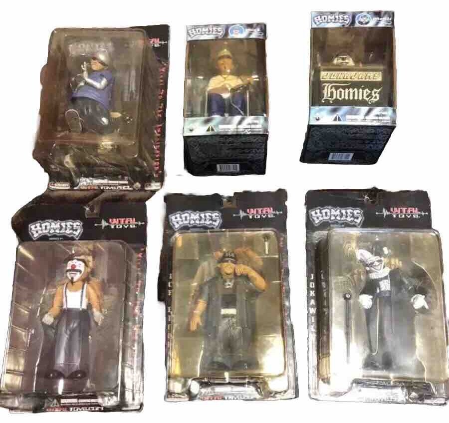 Homies Figures Set of 6 Discontinued Lowrider Impala Hydro Rare | eBay