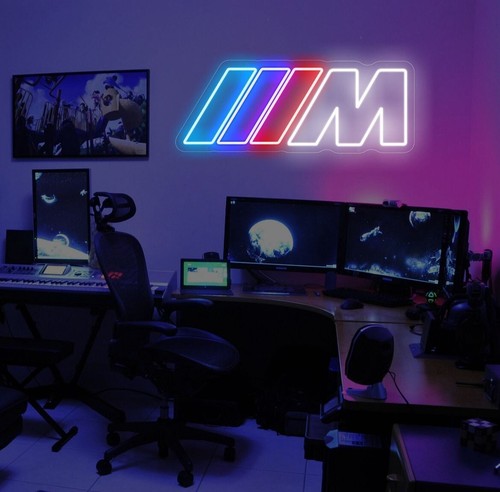 BMW M Logo Neon Sign - Bmw Logo Neon Light - Car Logo Neon LED Sign ...