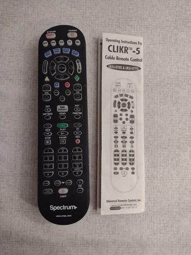 Universal Remote Control CLIKR™-5 Multi -Brand Cable Box Remote Control ...