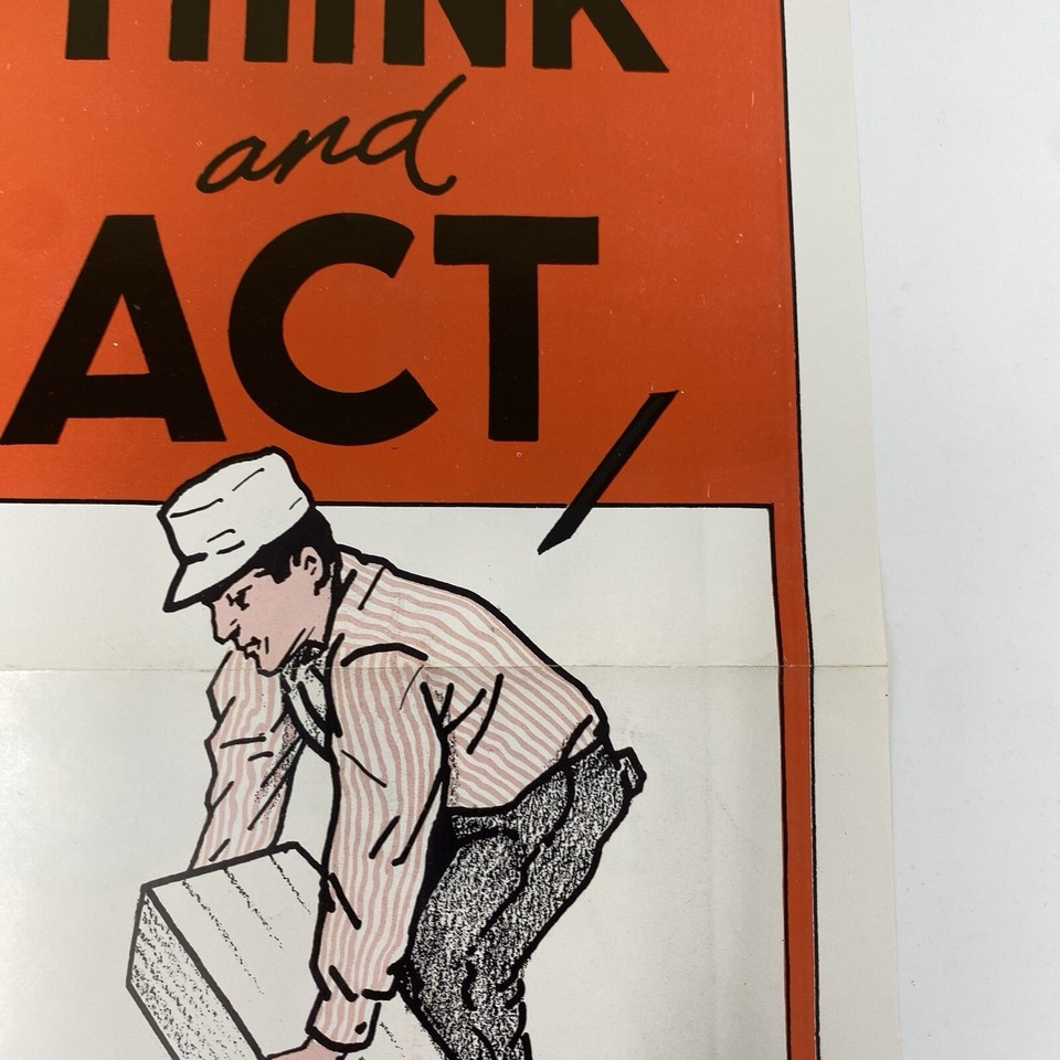 VTG 40s-50s Double Sided Poster American Mutual Fallout Marvel TVA ...