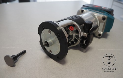 Makita DRT50 / RT0700C Compatible Trim Router Replacement Base + Screws ...