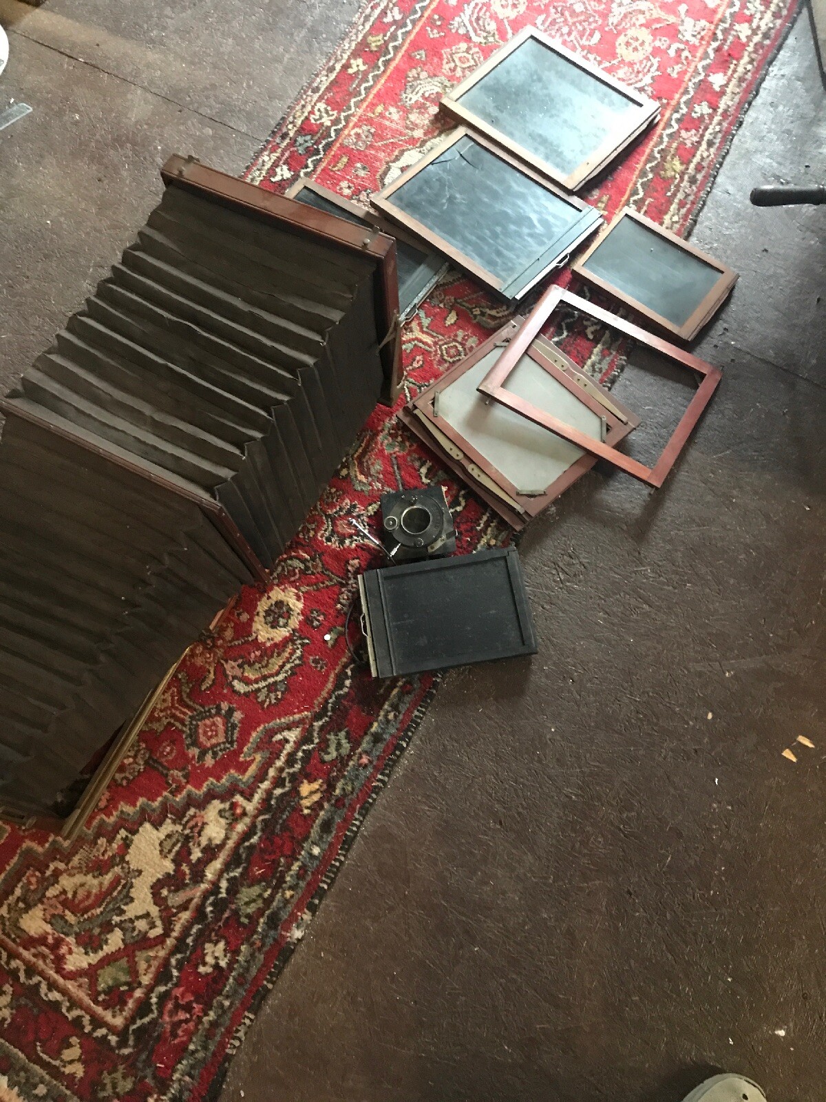 Large Antique Bellows Collapsible Enlarging Camera | eBay