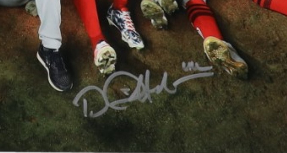 Daniel Hudson & Yan Gomez Signed Washington Nationals 2019 WSC 16x20 ...