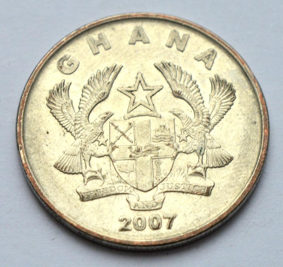 GHANA 50 PESEWAS 2007 OLD COIN | eBay
