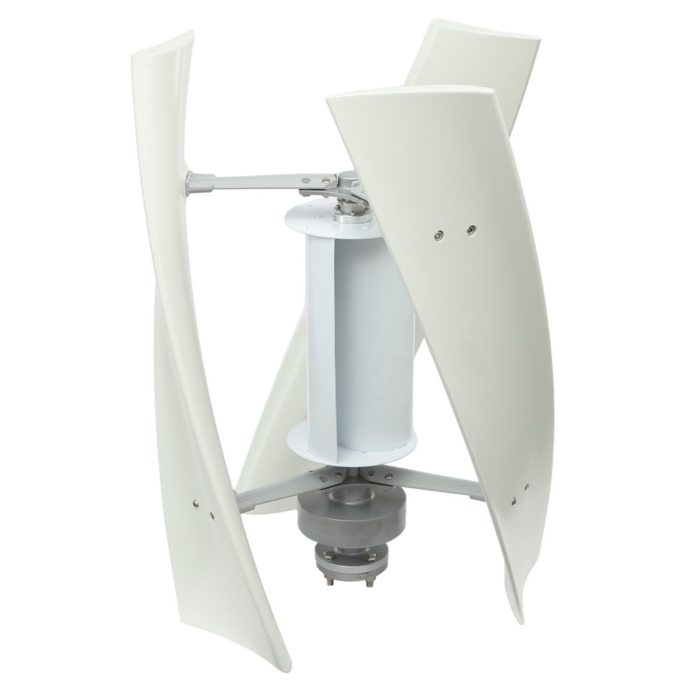 Vertical Wind Turbine Wind Turbine Generator Kit with Auxiliary Wind ...
