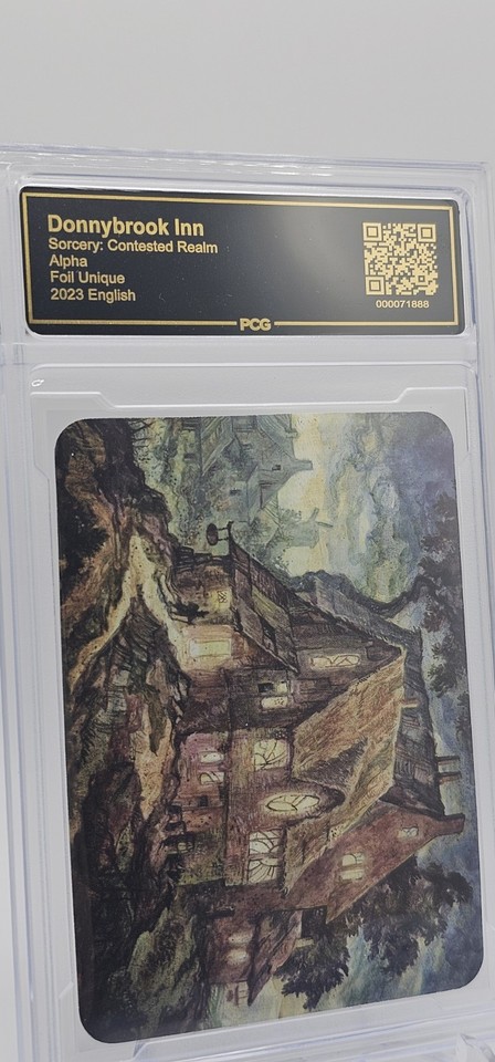Sorcery Contested Realm Alpha FOIL Unique Donnybrook Inn - Graded PCG ...