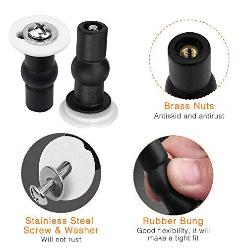 4 Pack Hinge Bolt Screws Toilet Seat Fixings Fix Expanding Rubber Top ...
