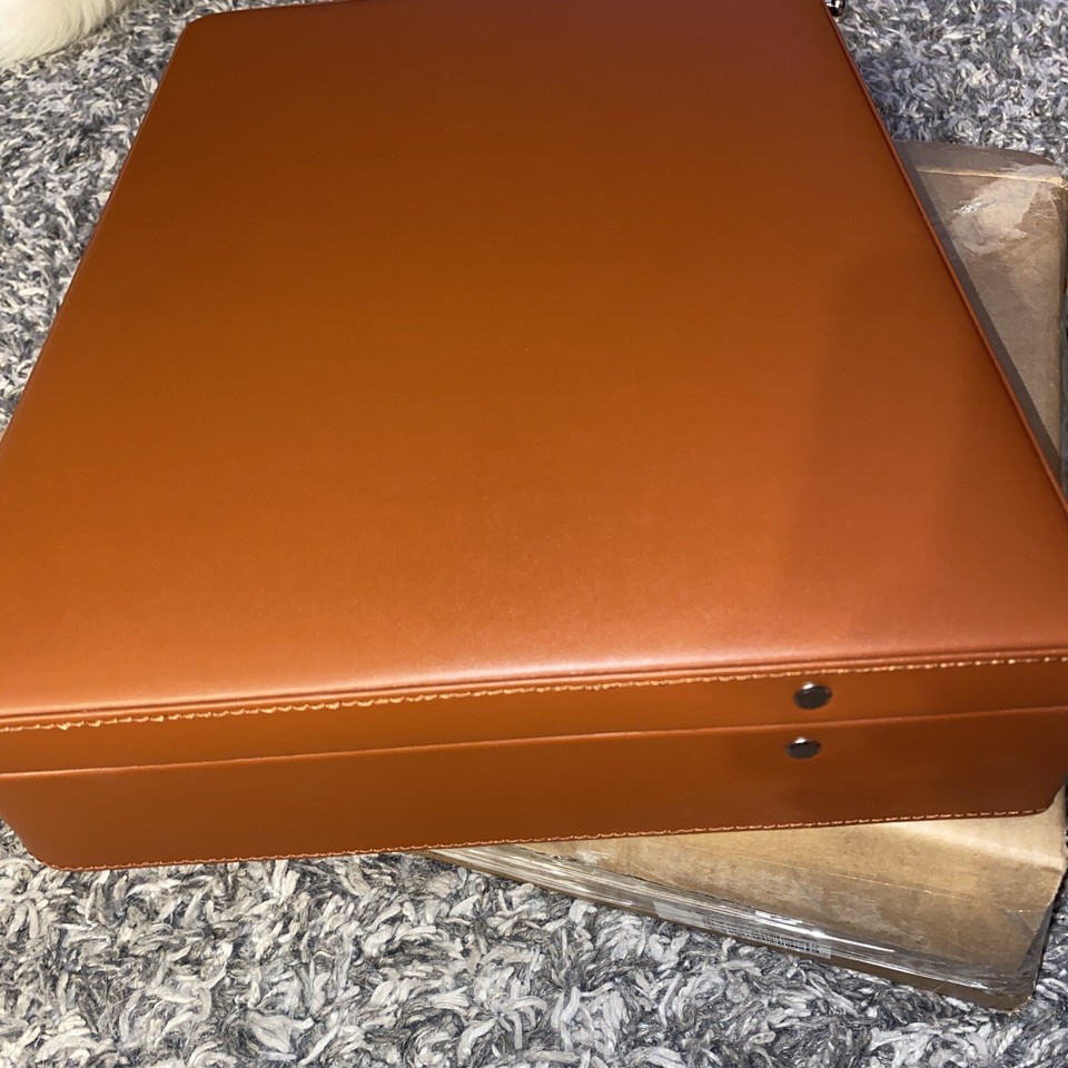 💼NEW💼 Hard Attachment Briefcase w/Combo Lock and Hardside Laptop Case ...