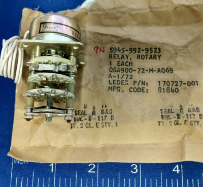 SAIA-BURGESS / LEDEX 170727-001 ROTARY RELAY 81840 | eBay