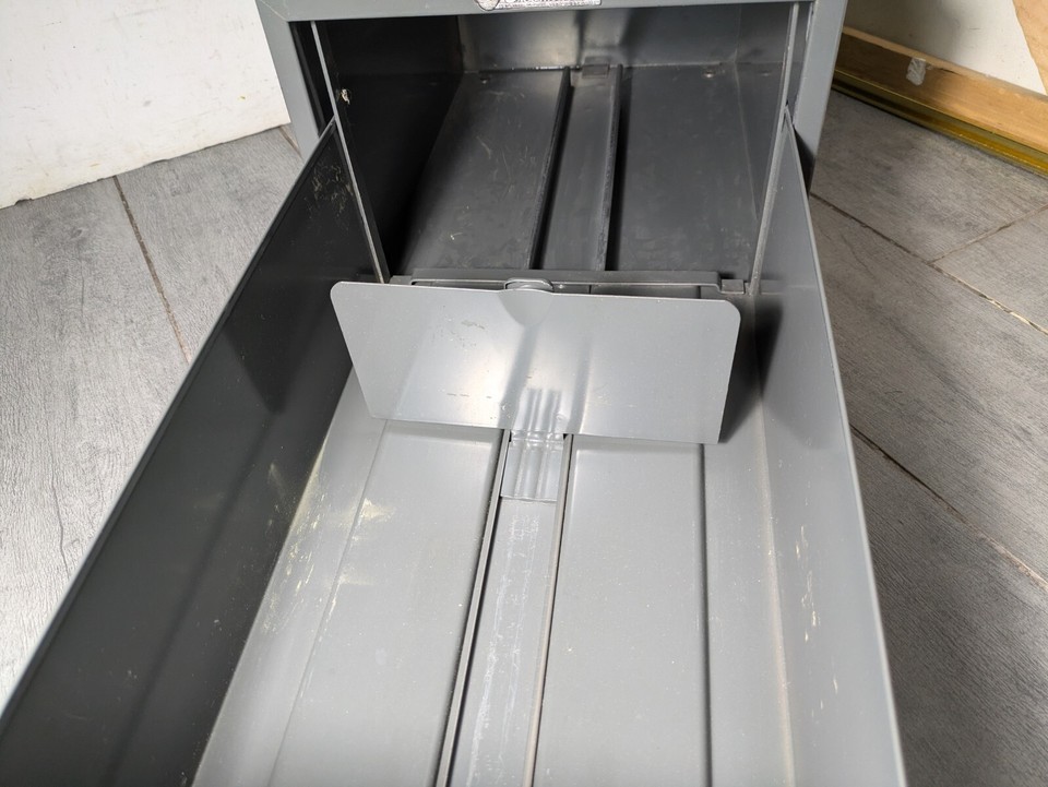 Vintage Steelmaster Metal Index Card File Box Drawer Cabinet (Stackable ...