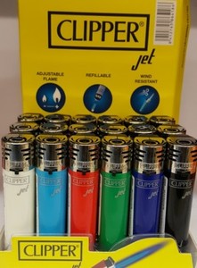 CLIPPER WindProof Jet TURBO SOLID ADJUSTABLE FLAME REFILLABLE LIGHTER ...