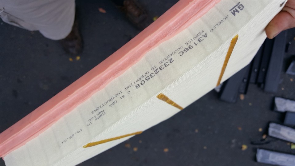 2016 Camaro LS3 Stock Factory GM Air Filter Element GM 23323508 | eBay