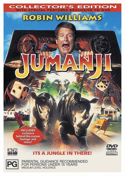 Jumanji (DVD, 1995) for sale online | eBay