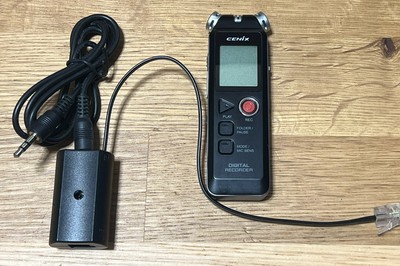 Digital Voice Recorder Handheld Cenix Model VR-S705 Korea Tested ...