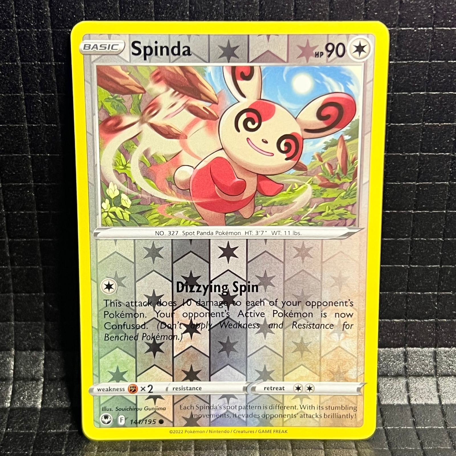 Spinda #141/195 Silver Tempest Pokemon Reverse Holo Common Card | eBay