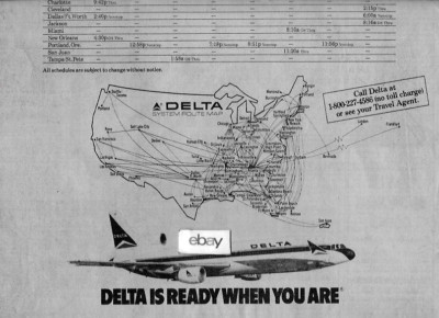 DELTA AIR LINES MAKE DELTA YOUR NONSTOP AIRLINE TO ATL-DFW SEATTLE L ...