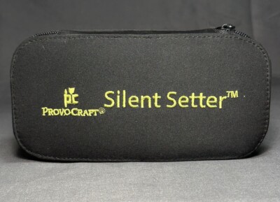 Provo Craft Zision Silent Setter Hammerless Eyelet Tool Set w/ Zip Case ...