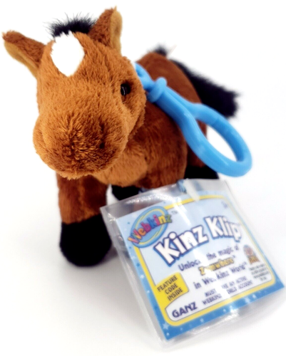 Webkinz Kinz KLIP BROWN ARABIAN Horse NEW Unused Sealed Code ...