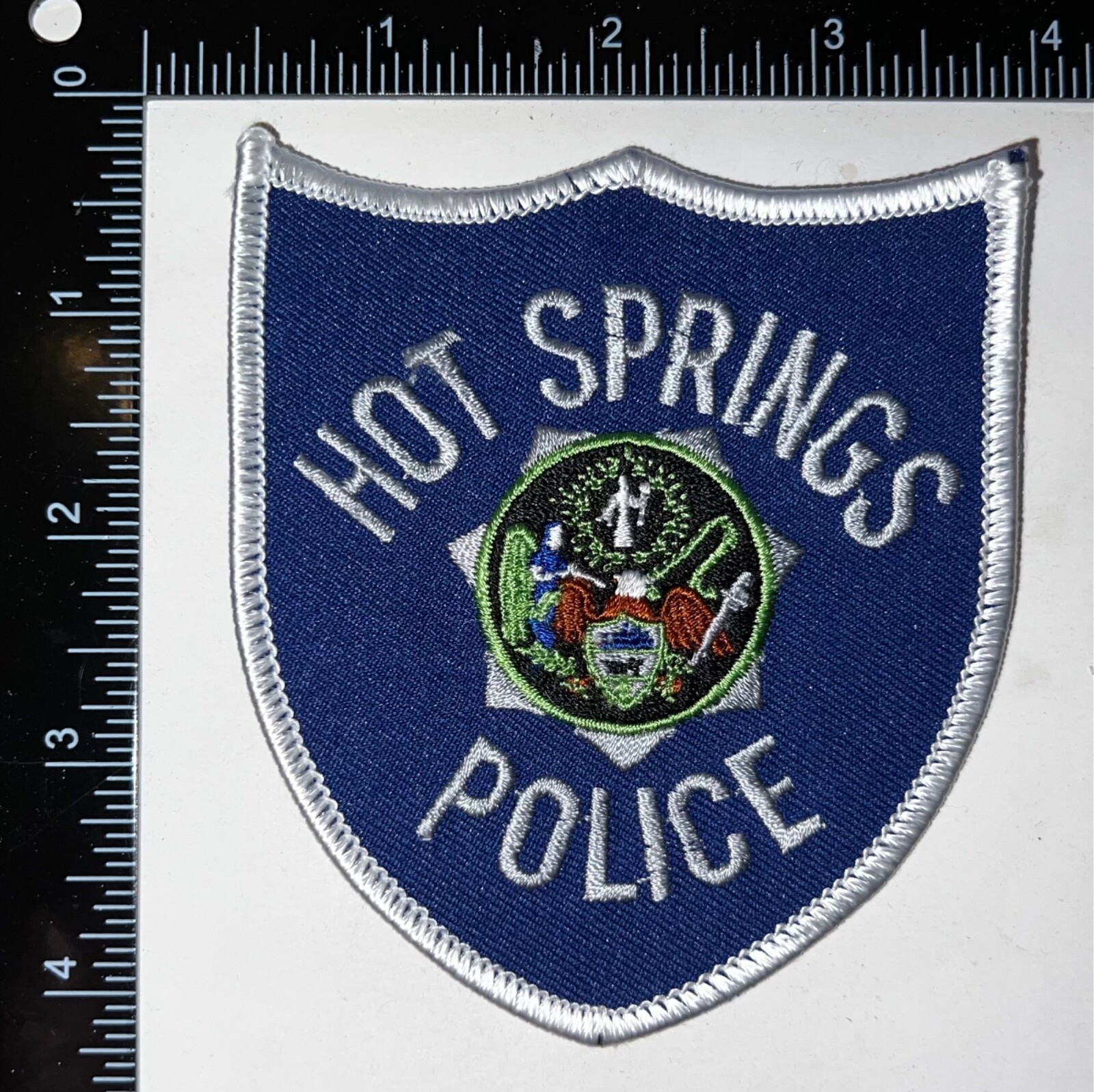 VINTAGE Hot Springs Arkansas AR Police Dept Patch | eBay