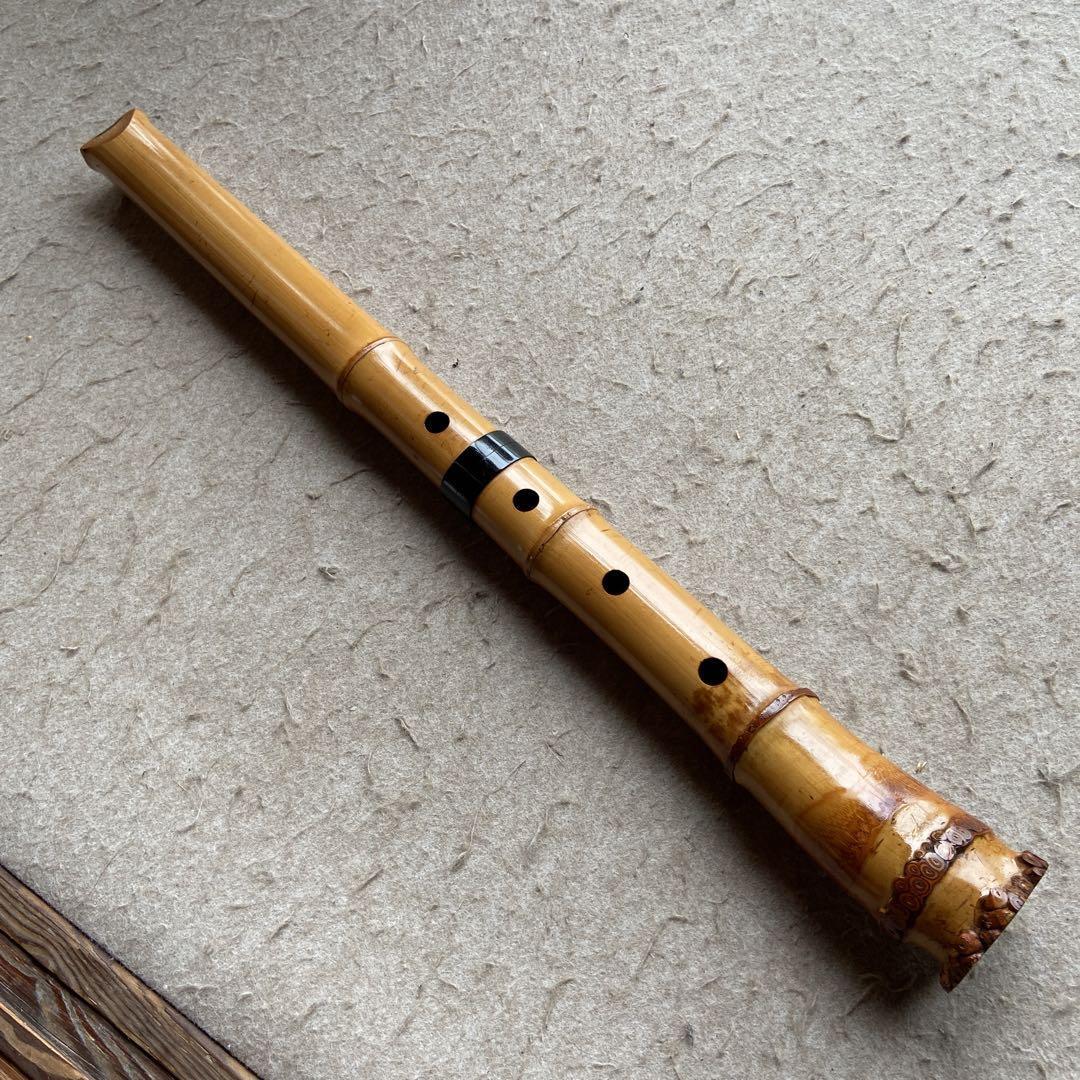Shakuhachi Bamboo Flute Woodwind Instrument Japan 54.5cm #S-0215 | eBay