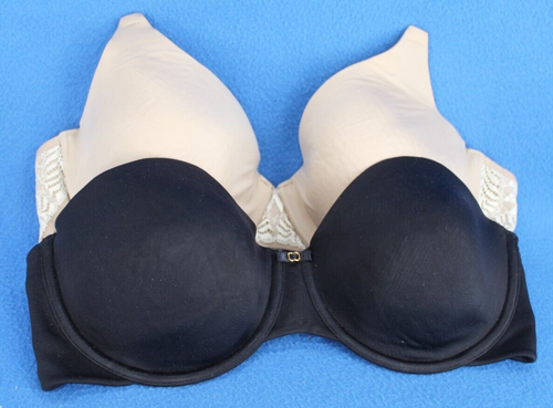 Vanity Fair 75364 74345 Underwire Lined Demi Bra Lot Size 36C #D5899 | eBay