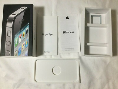BOX & MANUALS ONLY - Apple iPhone 4 - MC676LLA - SHIPS FREE! | eBay