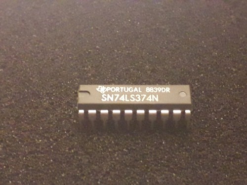 SN74LS374N PORTUGAL TEXAS INSTRUMENT.NEUF Old Stock. 74LS374.TRANSISTOR ...