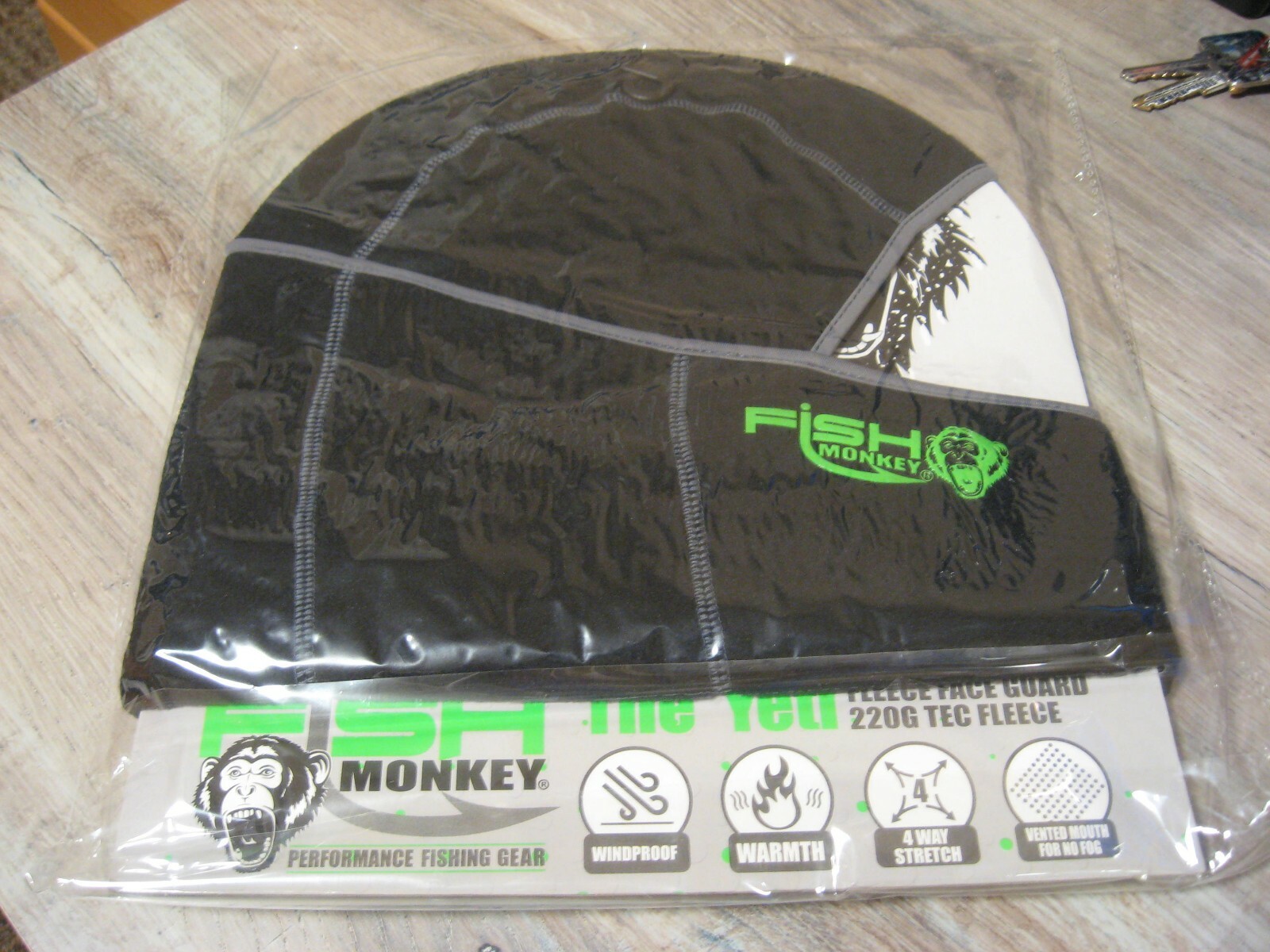 Fish Monkey Yeti Fleece Face Neck Guard Mask Hood Hat FM42-BL Black | eBay