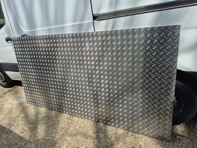 3mm Aluminium Chequer Plate 8x4 2500x1250mm Checker Chequered 5Bar ...
