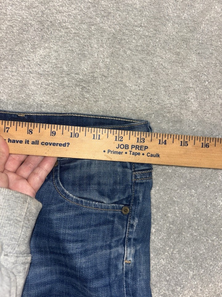 Citizens of Humanity Jeans Womens 25 Elson Medium Rise Straight Leg Blue Denim | eBay