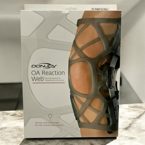 DonJoy OA Reaction WEB Knee Brace Medial Left Lateral Right Size XL Open Box | eBay