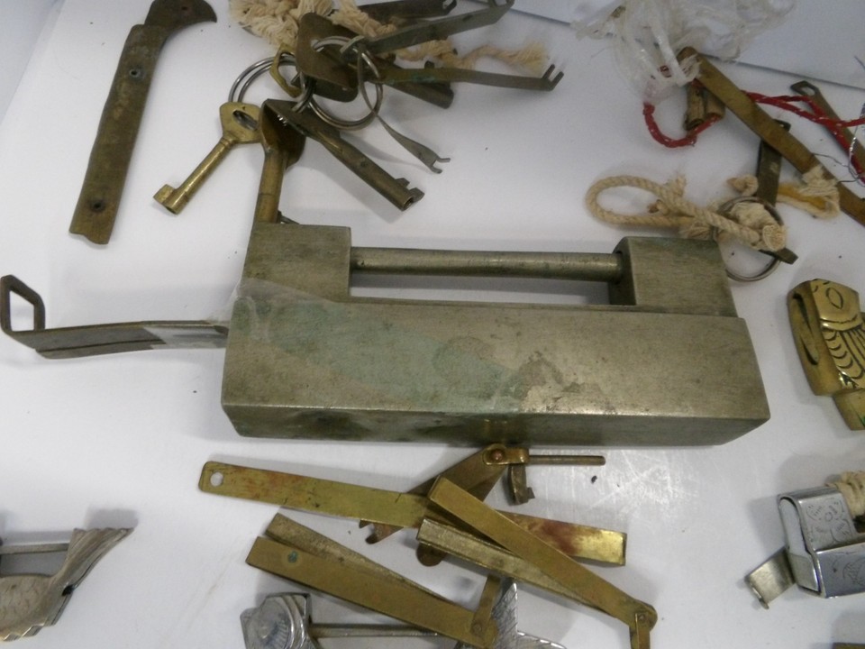 Big Lot Of Antique Korean And Chinese Locks/Padlocks For Chests ...