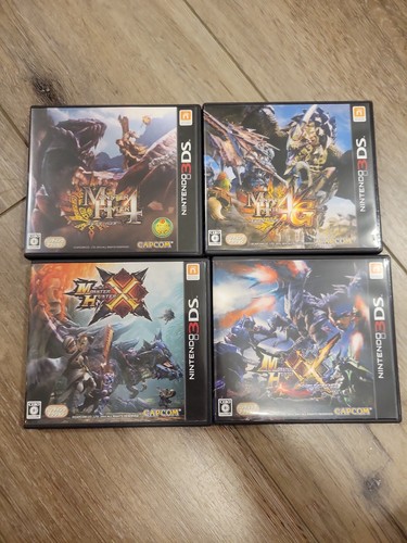 Monster Hunter 4 4G Cross double cross x xx lot Nintendo 3DS Japanese ...