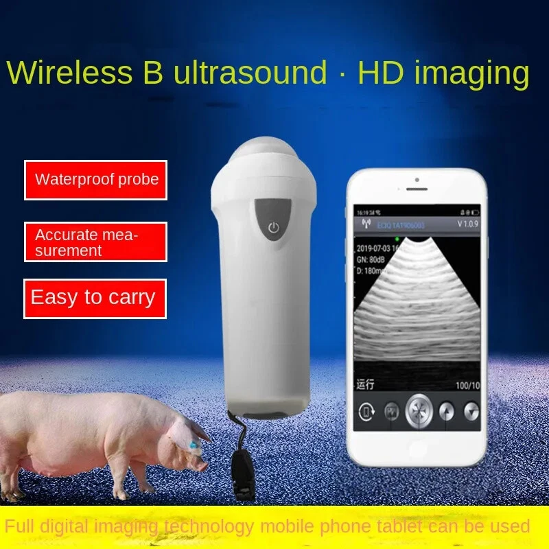 Wireless Veterinary Ultrasound Scanner Pregnancy Test Machine Pig Sheep ...