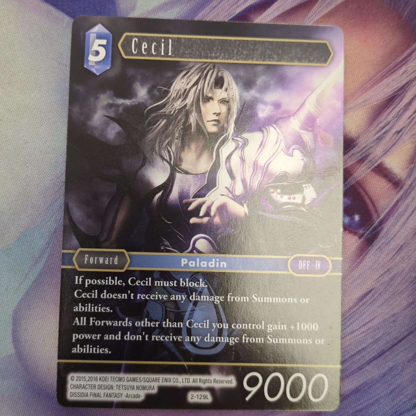 Final Fantasy TCG Opus II Cecil 2-129L | eBay