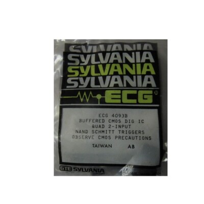 Circuit Intégré Sylvania Ecg 4093B Buffered CMOS Nand Schmitt Triggers ...