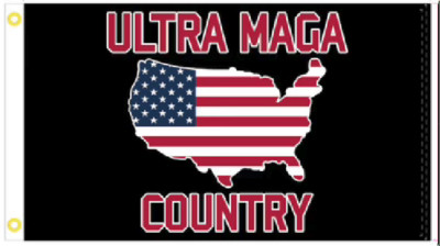 3x5 ULTRA MAGA COUNTRY TRUMP 2024 USA MAP FLAG BANNER GROMMETS 100D ...