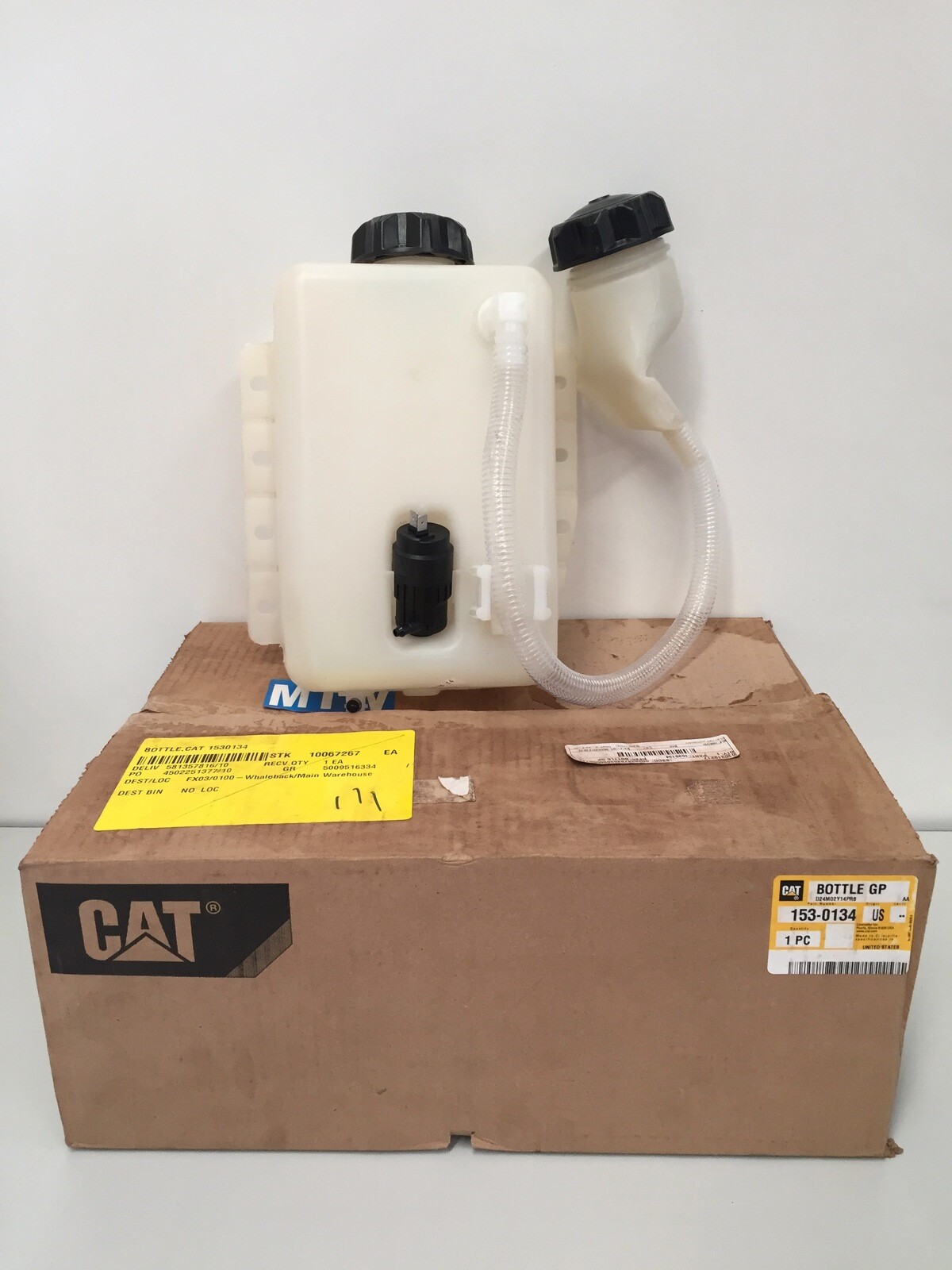 Caterpillar 153-0134 Washer Bottle Assembly Windshield Wipers Tank CAT ...
