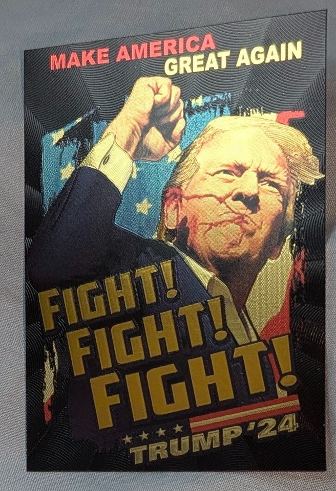 DONALD Trump GOLD Card Bloody Collectable CCG Trading Premium Rare US ...